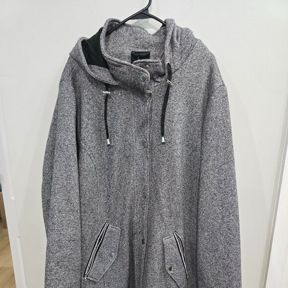 Jackets & Coats | International Details Womens Plus Size 2x Gray Winter ...